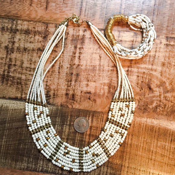 Vintage | Jewelry | Reserved Vintage Boho Necklace And Bracelet Set ...